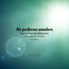 Job 5:9 ~ Daily Devotional November 30 2022 - Daily Devotional