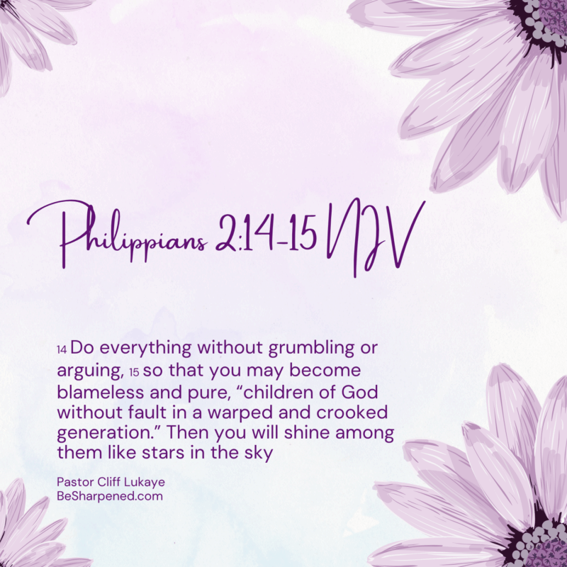 Verse of the Day Archives - BeSharpened.Ministry
